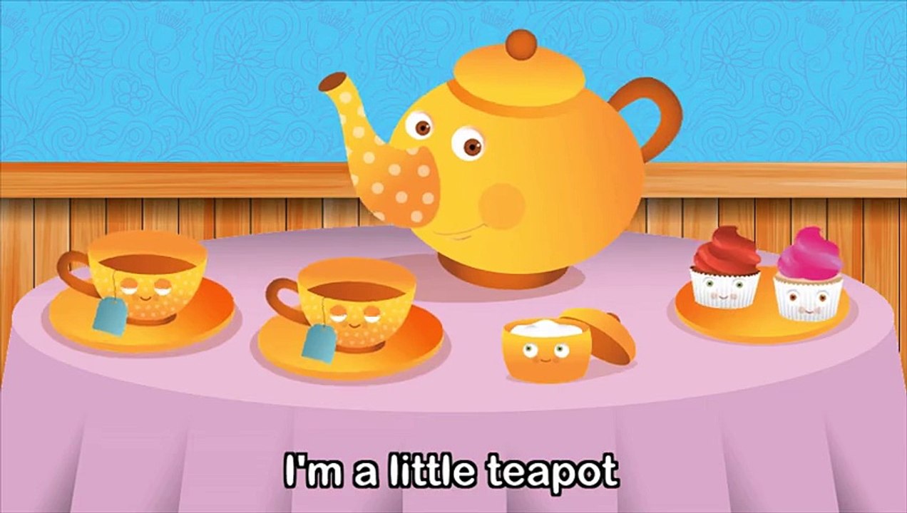 I'm A Little Teapot (with lyrics) - Nursery Rhymes by EFlashApps ...