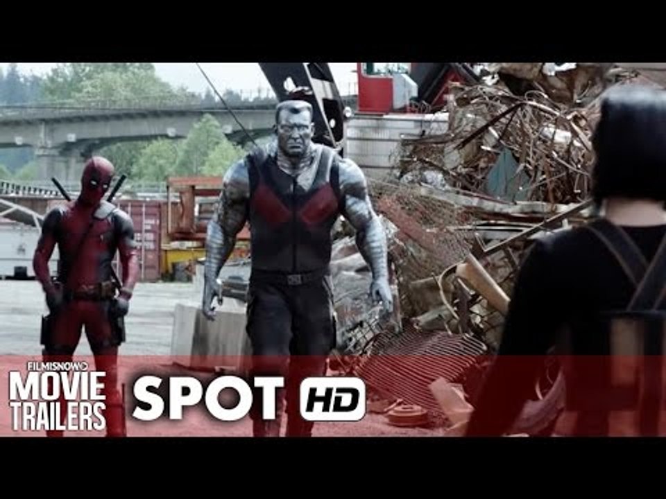 DEADPOOL TV Spot 'Colossus throwing that tire, tho!!! - Ryan Reynolds ...