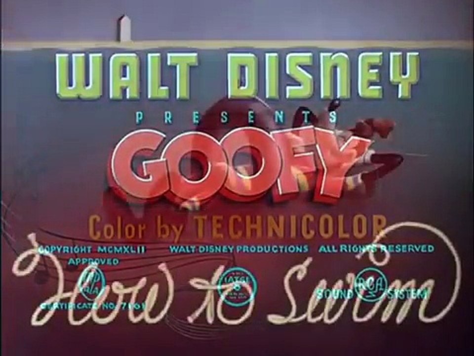 How to Swim - A Goofy Cartoon - Have a Laugh! - video Dailymotion