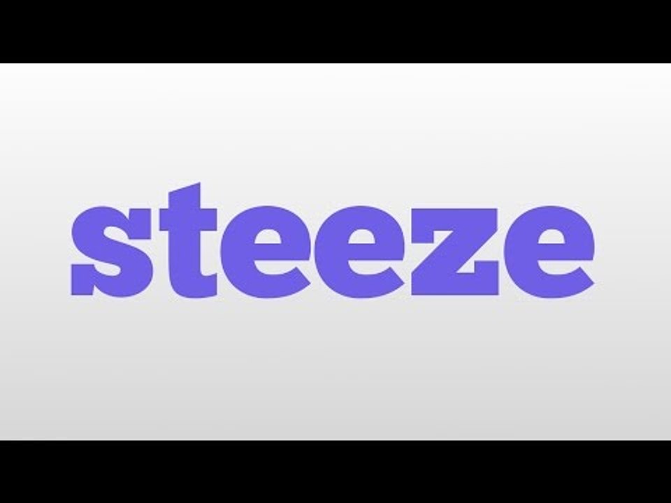 steeze meaning and pronunciation - video Dailymotion