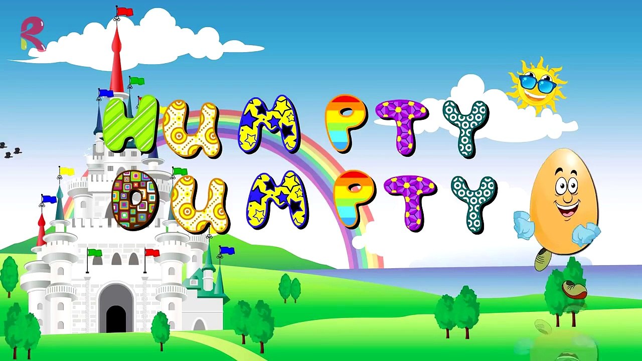 Humpty Dumpty Sat On A Wall Nursery Rhyme With Lyrics Humpty Dumpty ...