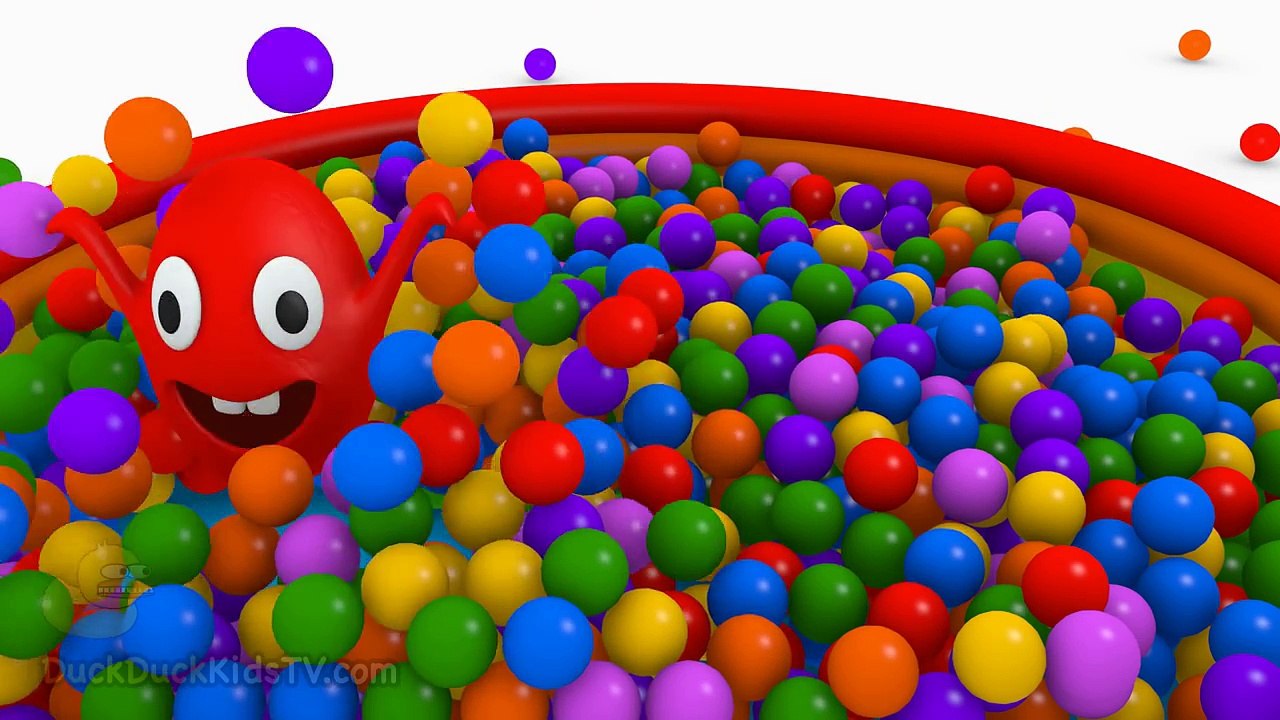 3D Color Ball Show for Kids Learn to Count Numbers 1 to 10 with Eggs ...