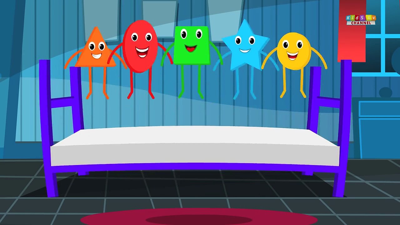 Five Little Shapes | Nursery Rhymes - Dailymotion Video