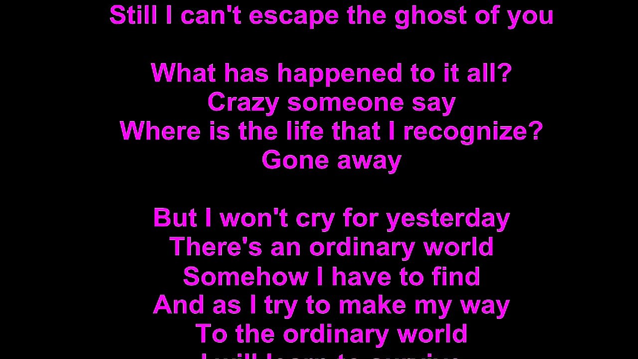 Duran Duran – Ordinary World Lyrics - video Dailymotion