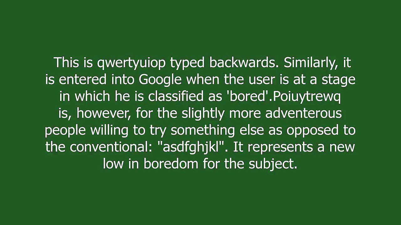 poiuytrewq meaning and pronunciation - video Dailymotion