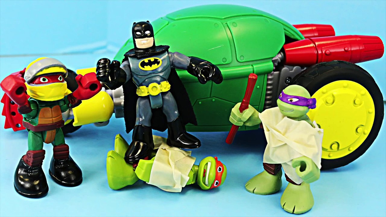 Teenage Mutant Ninja Turtles Stealth Bike with Raphael Racer Toy Review by ToysReviewToys ...