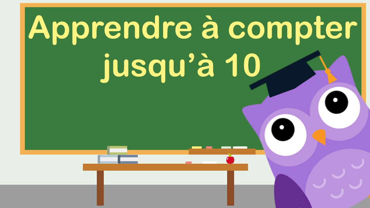Apprendre à compter jusqu'à 10 avec OLI la chouette / Learn to count to ...