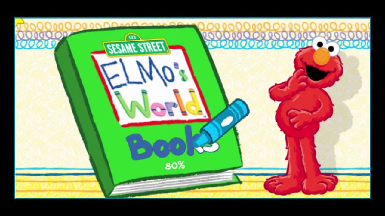 Sesame Street Elmos World Books Cartoon Animation PBS Kids Game Play ...
