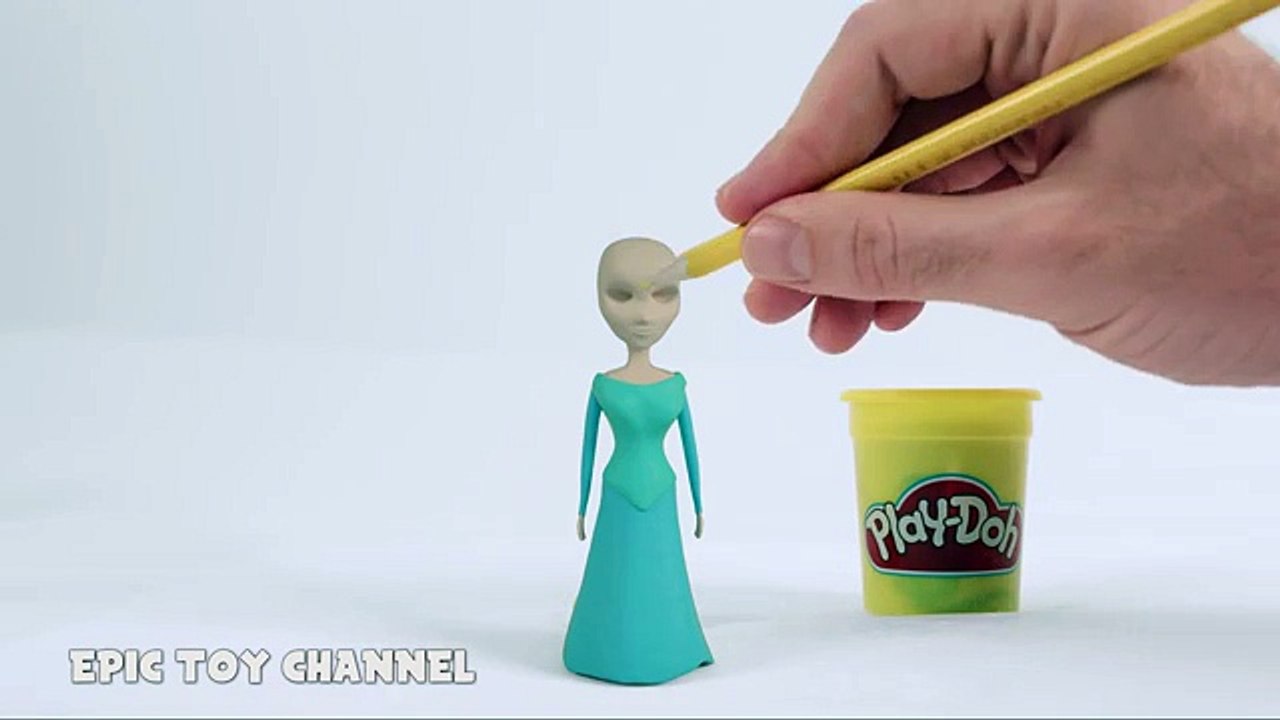 Play Doh Frozen Stop Motion Elsa & Olaf Playdough Animación de Disney ...