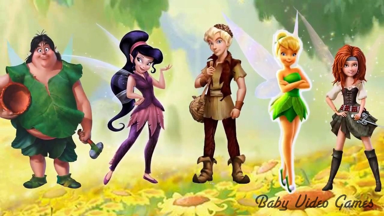 TinkerBell Disney Cartoon Finger Family Songs Daddy Finger Nursery ...