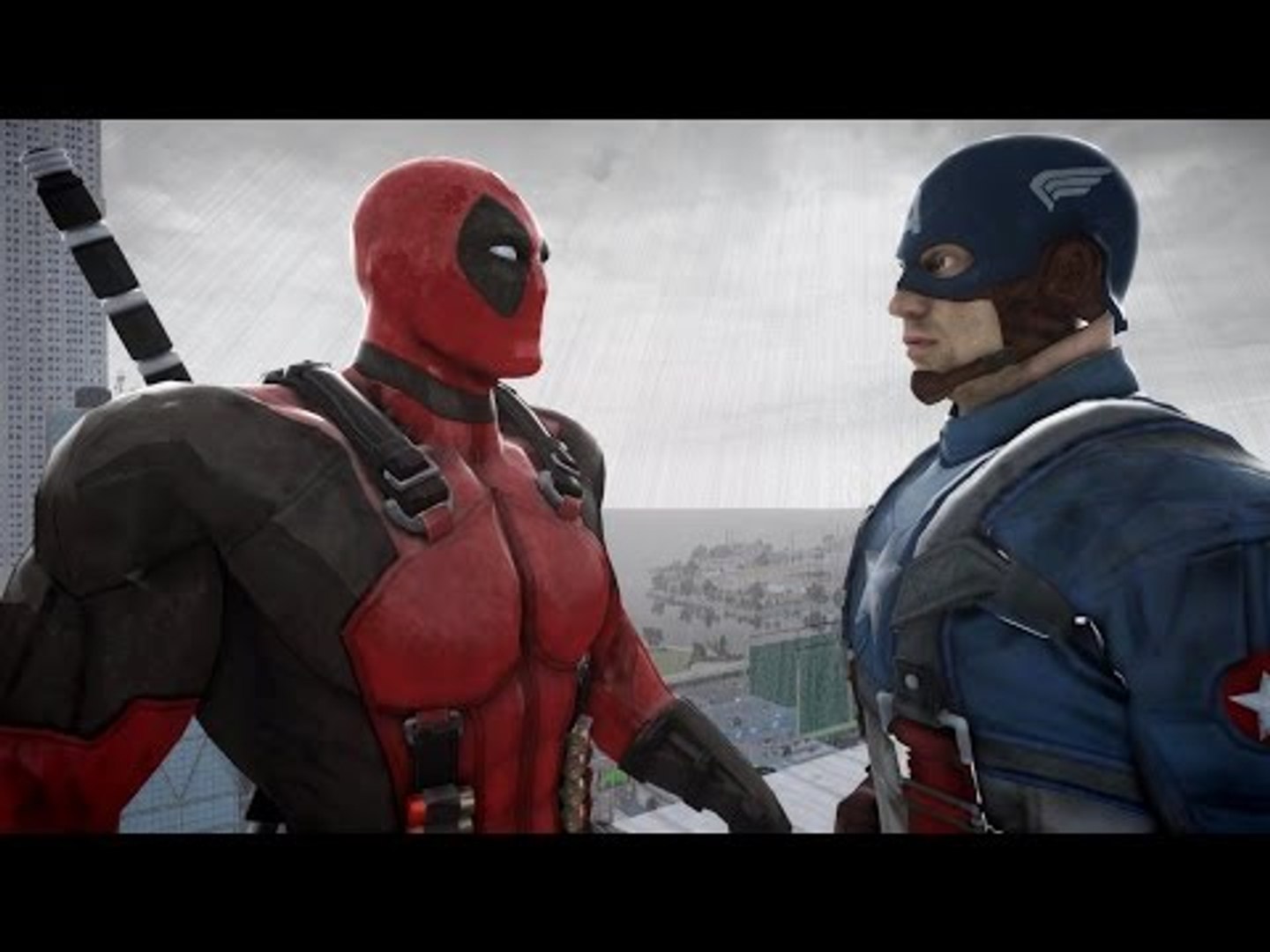 Captain America Vs Deadpool