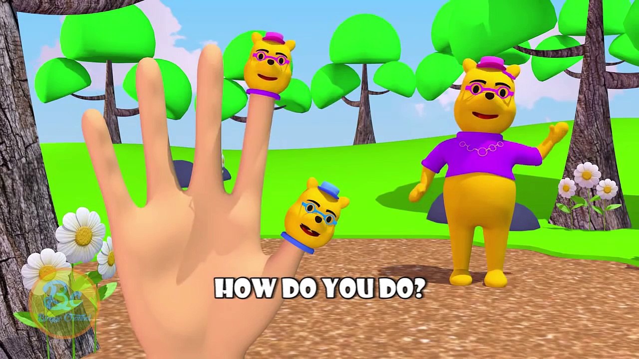 Winnie The Pooh 3D Finger Family | Nursery Rhymes | 3D Animation In HD ...