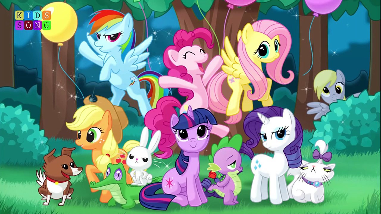 My Little Pony Finger Family - nursery rhyme for kids – Видео Dailymotion