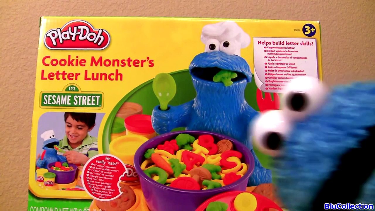 Cookie Monster Play-Doh Letter Lunch Learn ABCs Alphabet Sesame Street ...