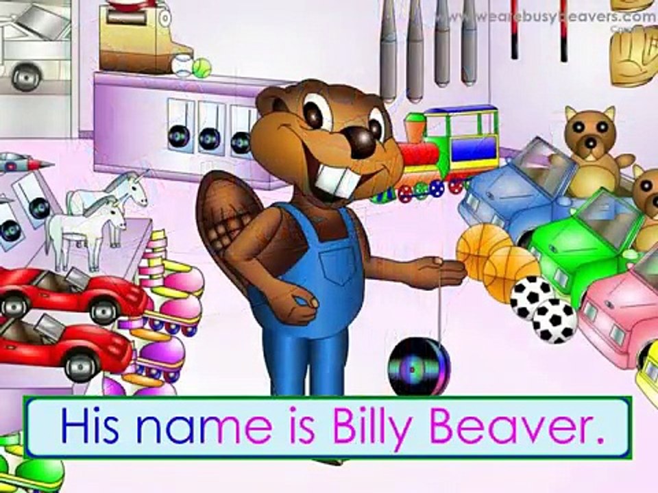 Busy Beavers Characters (Song) - English Preschool Kindergarten Songs ...