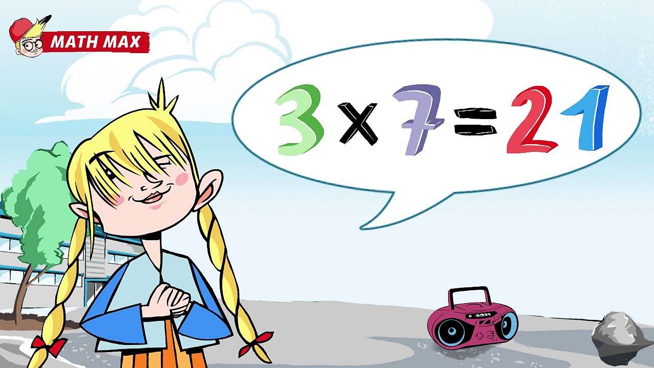7 Times Table Song | Math Max: Multiplication Table Songs to sing along ...