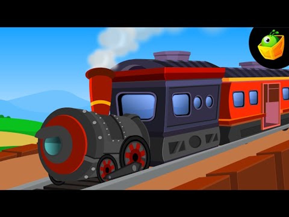 Chuk Chuk Rail Gadi - Hindi Animated/Cartoon Nursery Rhymes For Kids ...