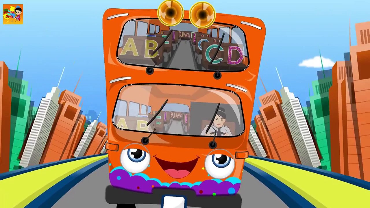 ABC Lied Deutsch | Das ABC Buslied | Kinderlieder deutsch | German ...