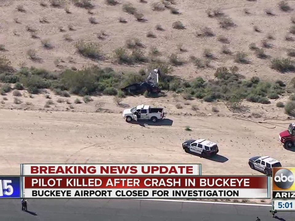 One person killed in Buckeye aircraft crash - video Dailymotion