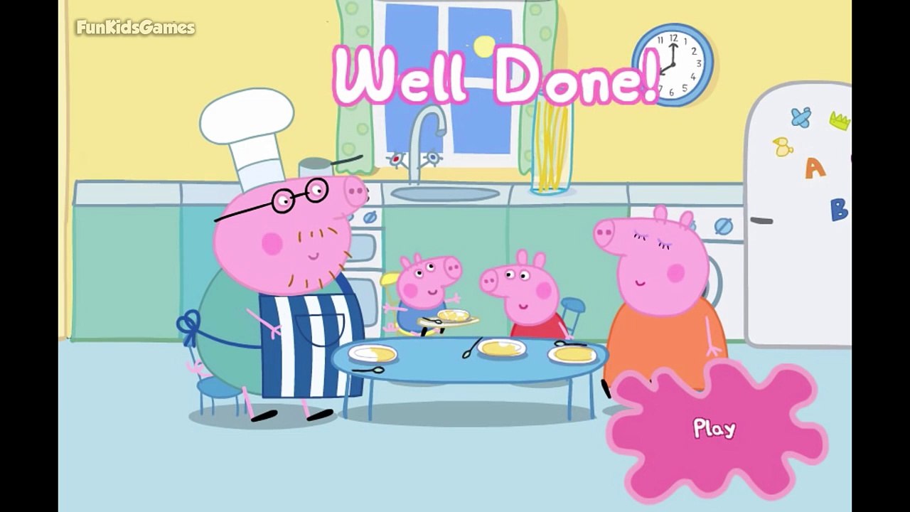 Peppa Pig Full Episodes - Daddy Pigs Pancake Game | Peppa Pig English ...