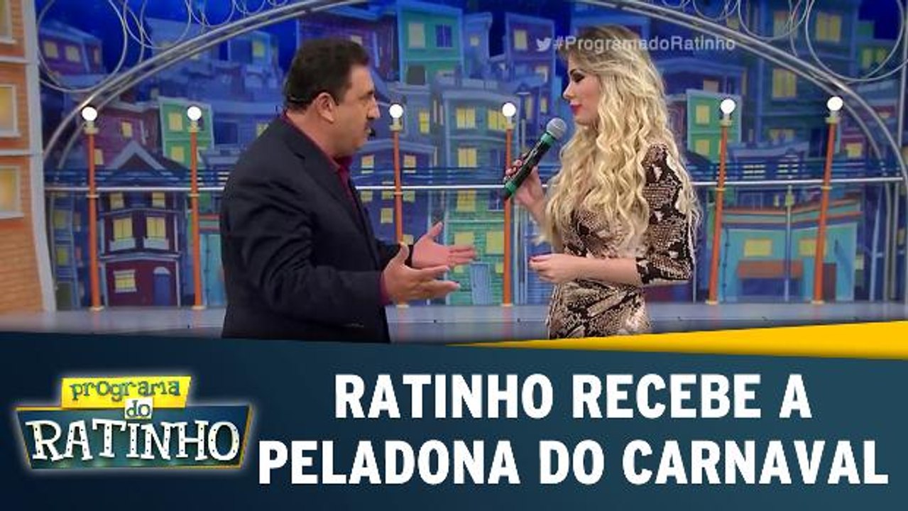 Ratinho recebe a peladona do carnaval - Vídeo Dailymotion