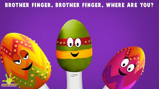 The Finger Family Easter Eggs Family Nursery Rhyme | Easter Finger ...