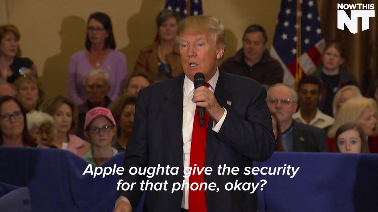 Donald Trump Calls For An Apple Boycott - video Dailymotion