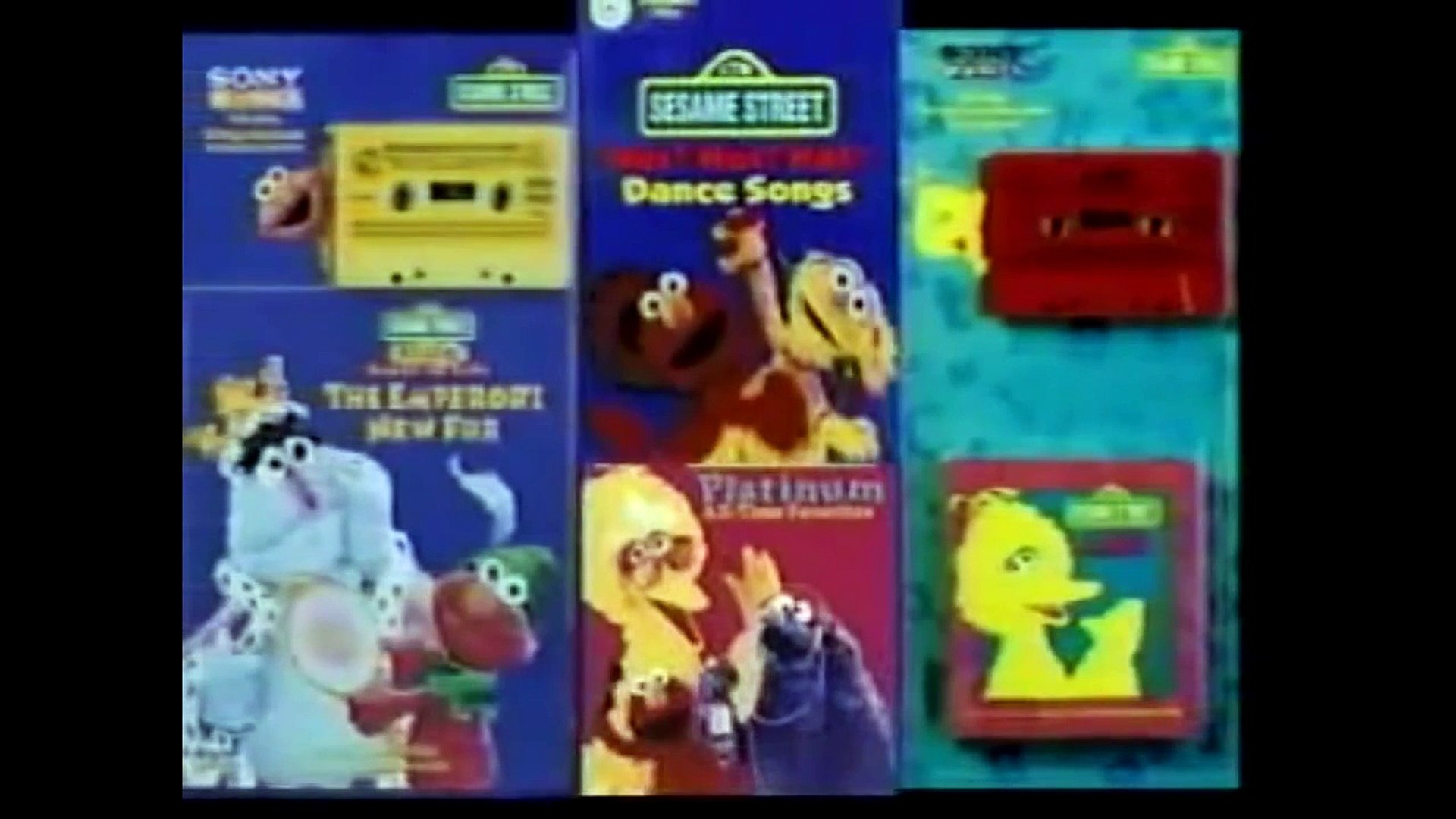 Sesame Street Vhs Closing CinderElmo VHS Tape Used Sesame Street Slip