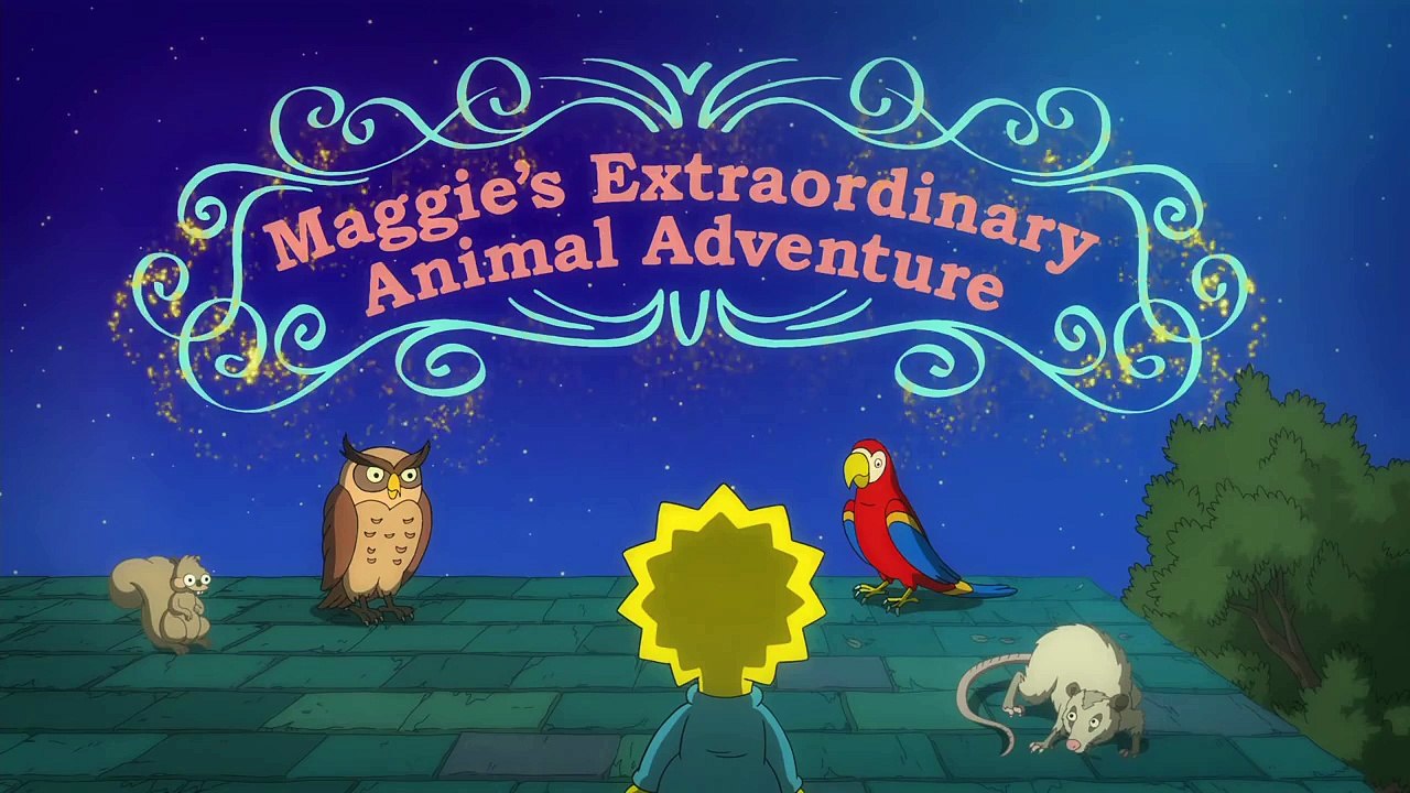 THE SIMPSONS Maggie's Extraordinary Animal Adventure from Puffless ...