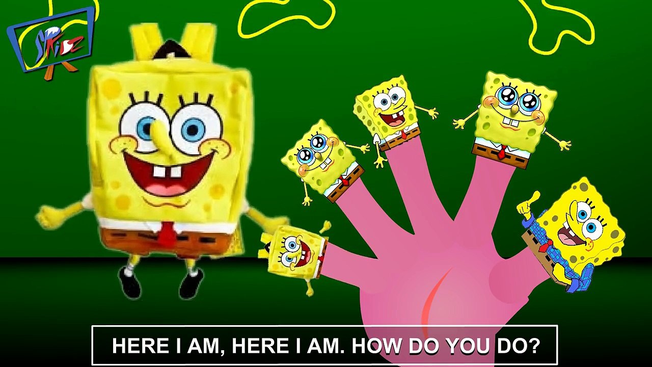 SpongeBob finger family - Dailymotion Video