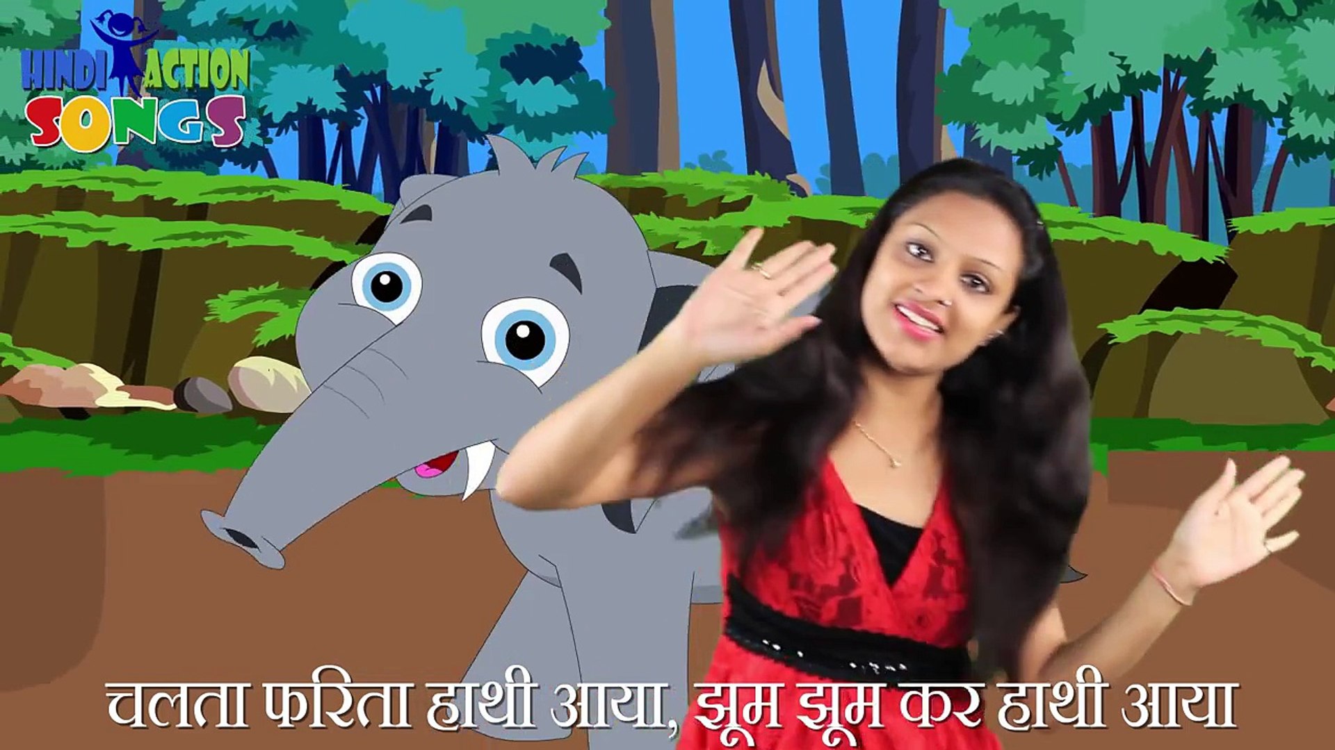 Hathi Aaya Hindi Nursery Rhymes Hindi Poems For Kids