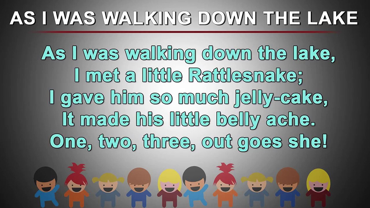 As I Was Walking Down The Lake | | Kids Poem English |Nursery Rhymes ...