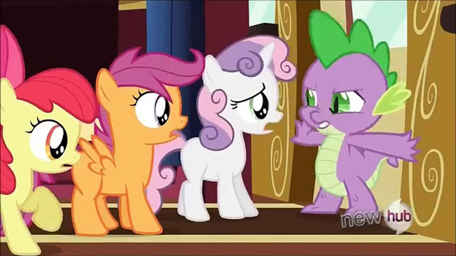 Mlp Apple Bloom And Spike