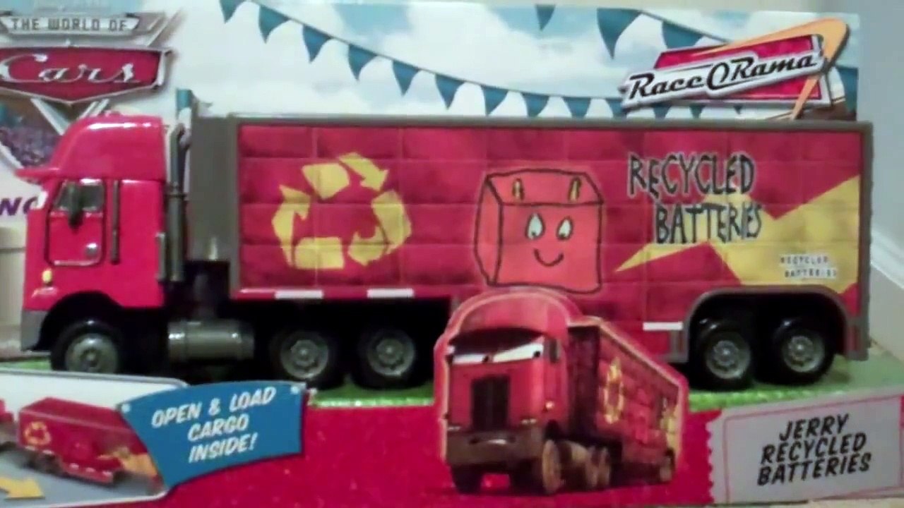 Disney Cars Peterbilt Mack Jerry Recycled Batteries Diecast Toy by ...