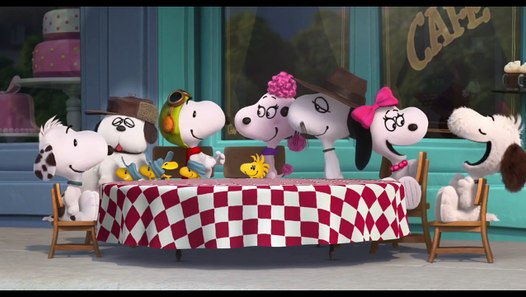 The Peanuts movie: after credits bonus scene: Snoopy celebration ...