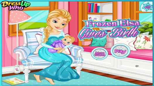Frozen Elsa Gives Birth To Baby - Disney Pregnancy Games – Видео ...