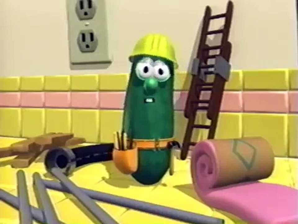 VeggieTales Very Silly Songs (1997) Part 8 (Home Invprovement Scene ...