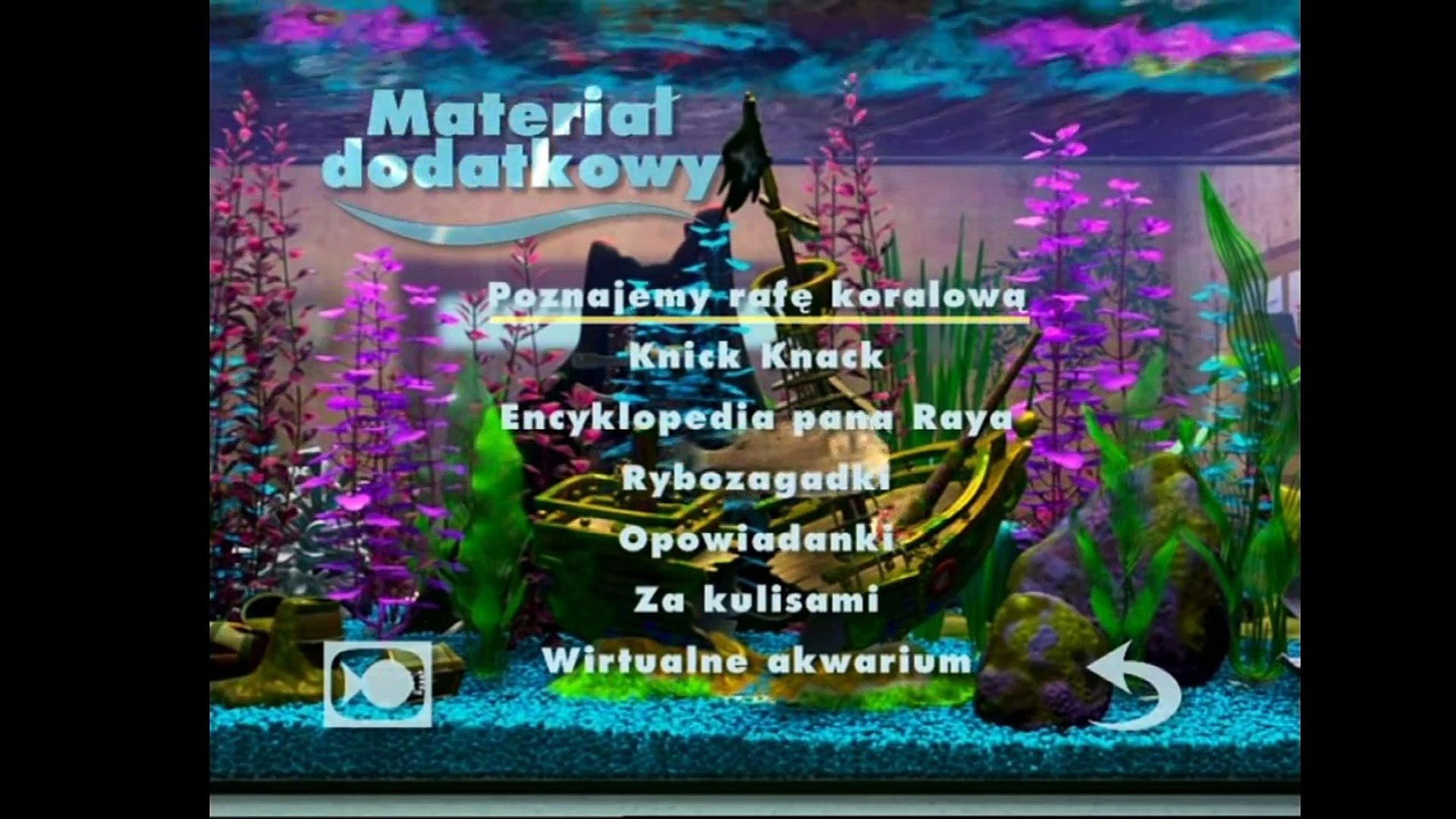 Finding Nemo Dvd Menu Disc 2
