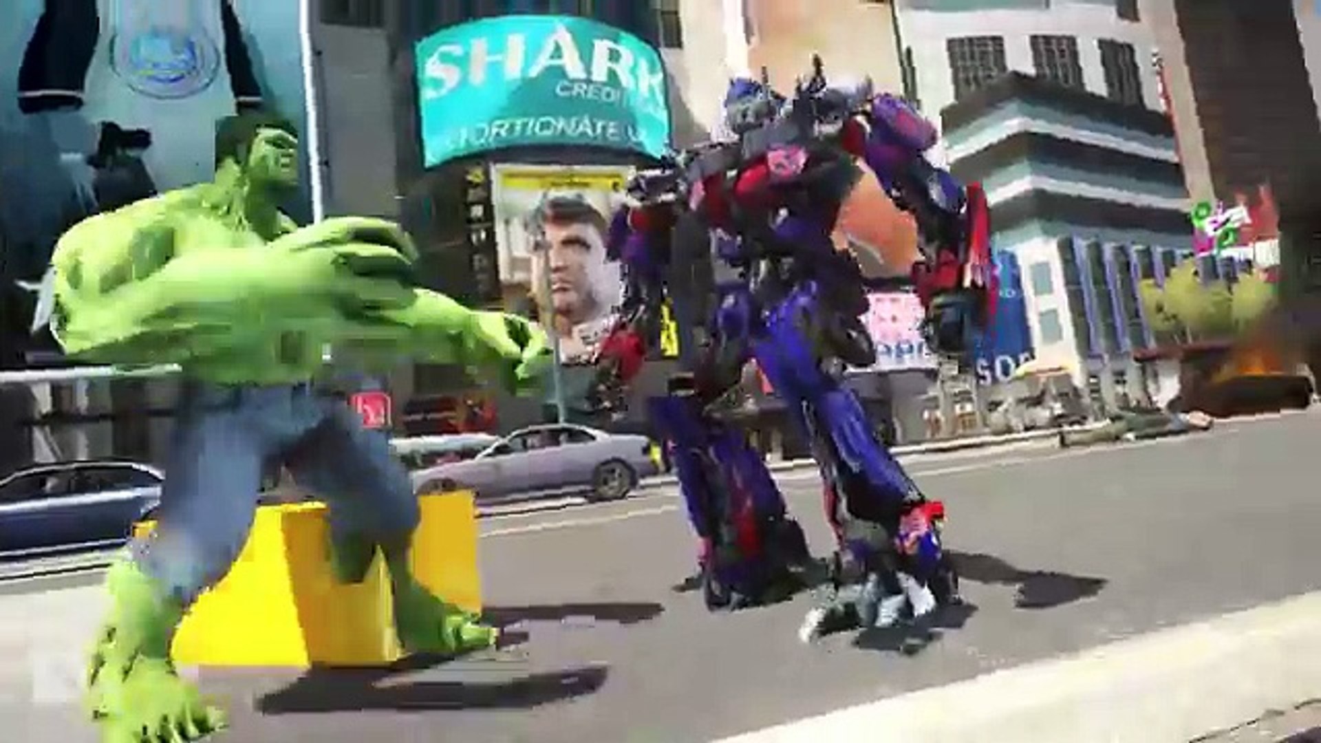 Hulk Vs Optimus Prime