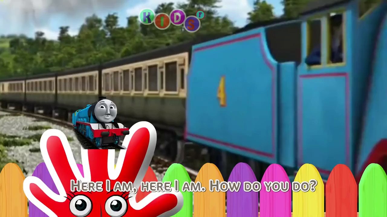Thomas and Friends Finger Family Nursery Rhymes By KidsF - Dailymotion ...