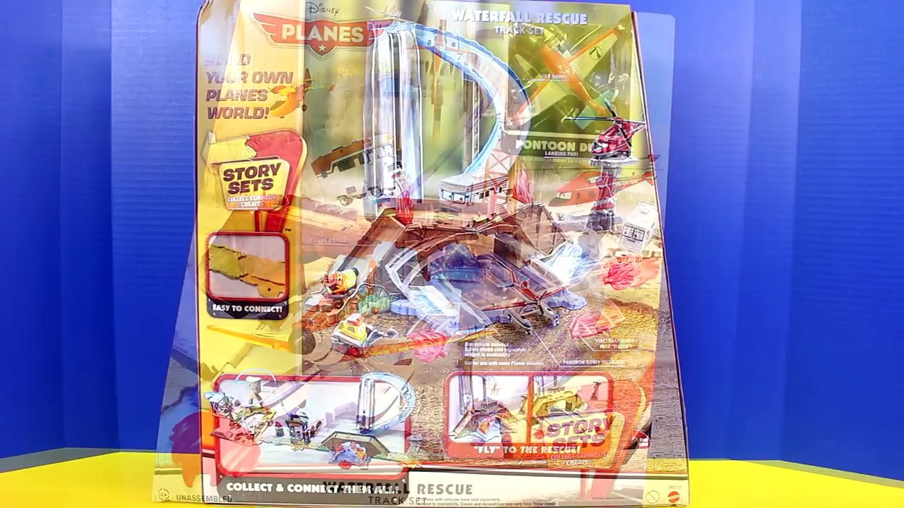 Disney Planes Pontoon Dusty Crophopper Waterfall Rescue Playset With ...