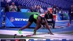 Chris Jones Defensive Lineman Crashes Out Of NFL Combine 40-Yard Dash Due To Dick Falling Out ...