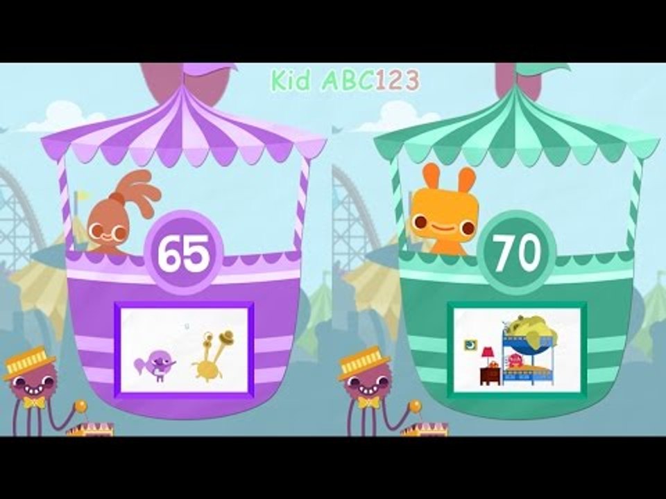 Endless Number counting 65 to 70 - Learn 123 Number for Kids - video ...