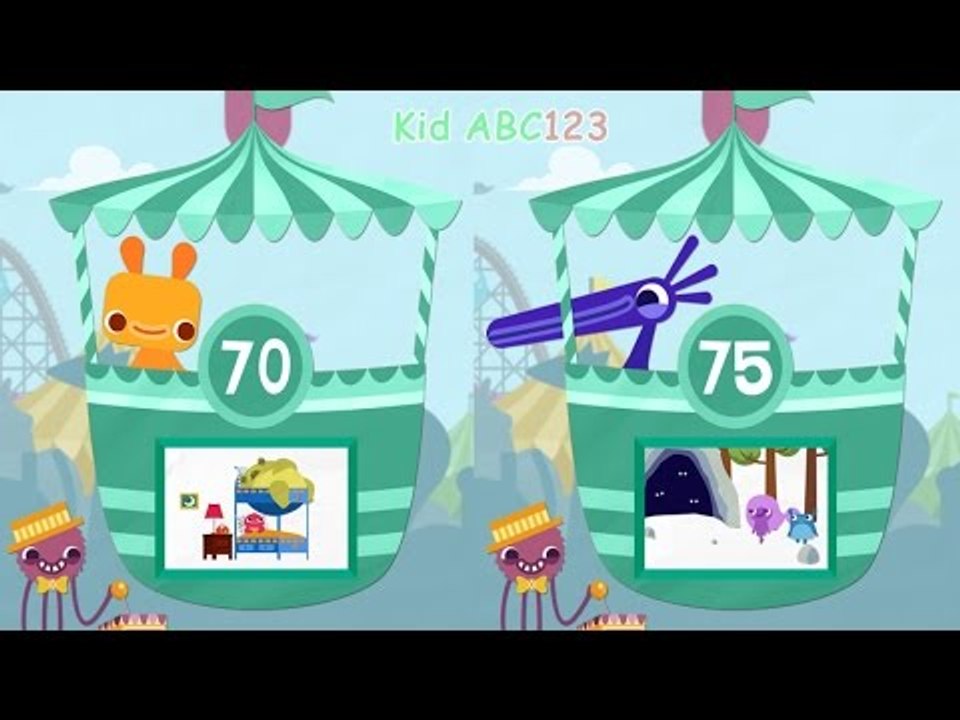 Endless Numbers counting 70 to 75 - Learn 123 Number for Kids - video ...