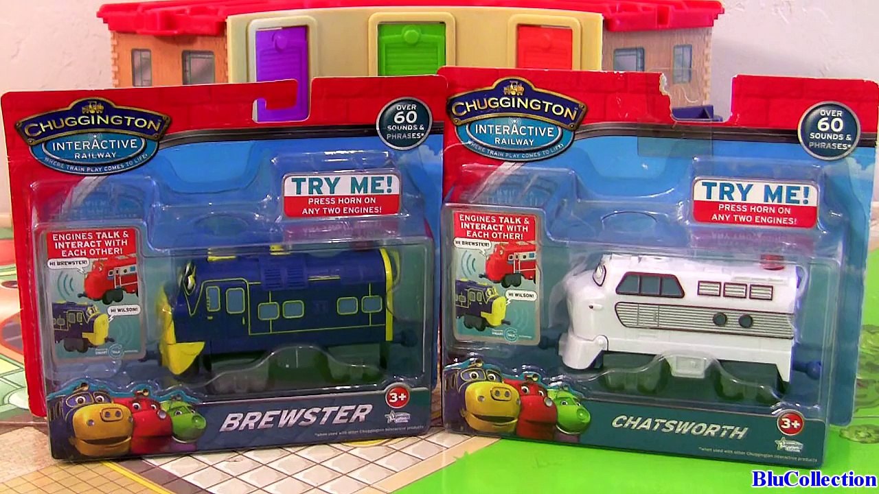 Chuggington Brewster and Chattsworth Interactive Railway talking toys ...