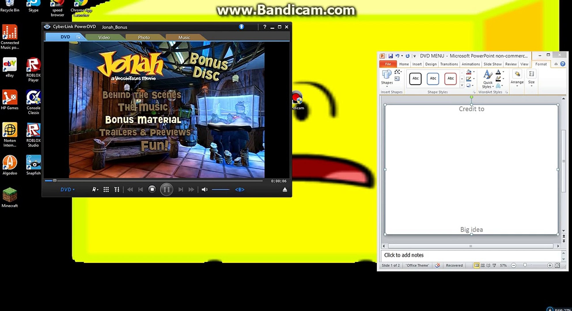 Jonah A Veggietales Movie Dvd Menu
