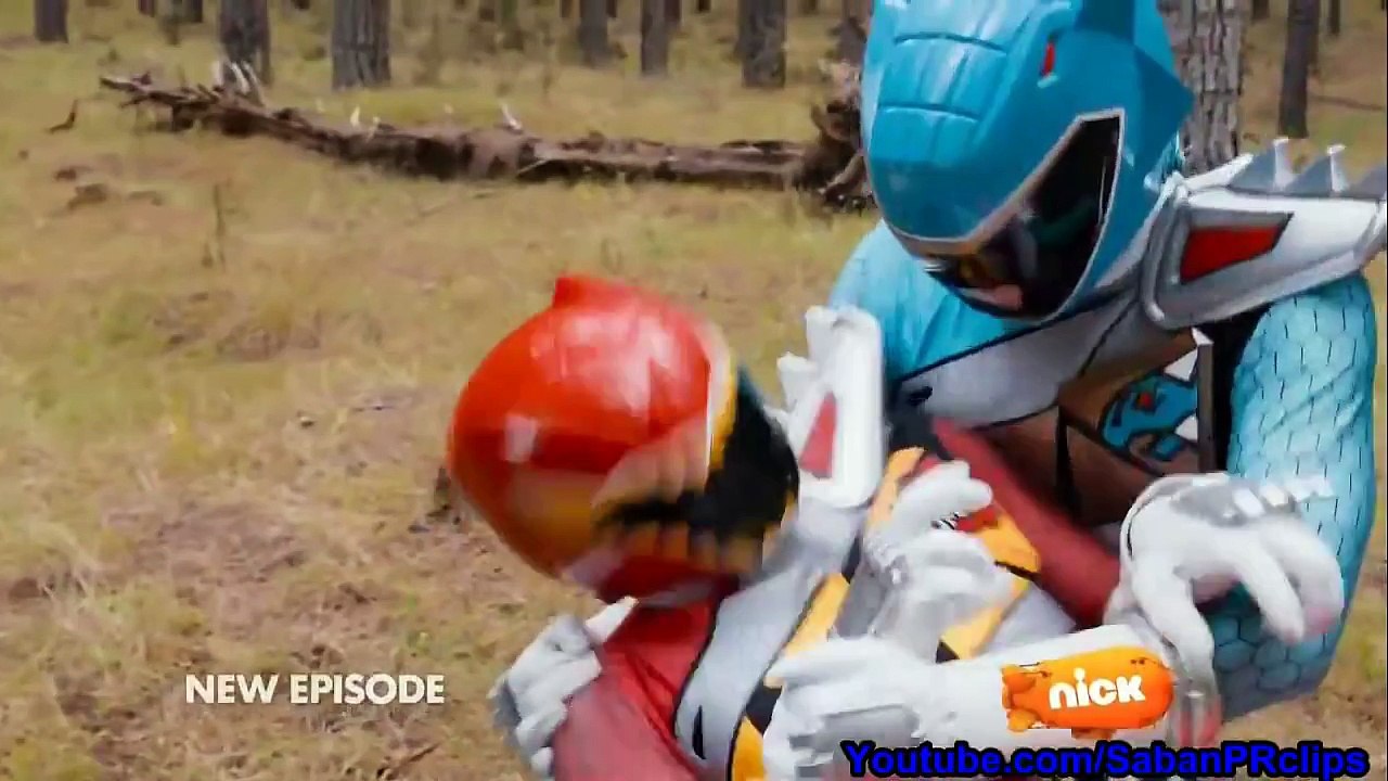 Power Rangers Super Dino Charge Ep 5 Roar of the Red Ranger Tylars ...