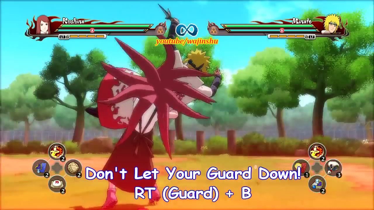 Naruto Storm Revolution - Kushina Uzumaki Complete Moveset with Command ...