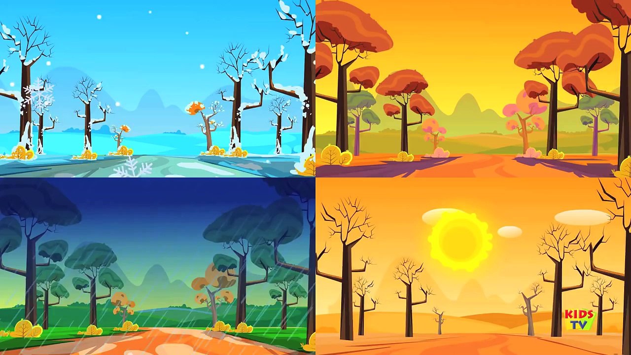 Seasons Song | The Four Seasons Nursery Rhyme Song For Kids | Original ...