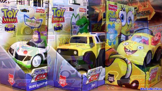 Shake n Go Spongebob Squarepants with Patrick - Woody Buzz Lightyear ...